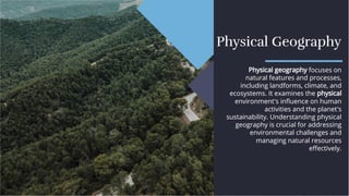 Geography importance and it’s differentt. | PDF