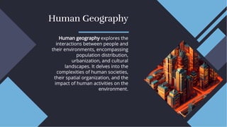 Geography importance and it’s differentt. | PPT