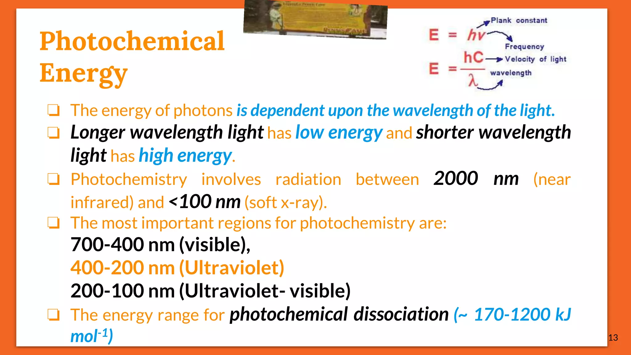 Basic photochemistry | PPTX