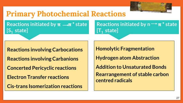 Basic photochemistry | PPT