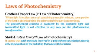 Basic photochemistry | PPTX