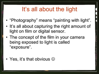 Basic Photography 101 | PPT