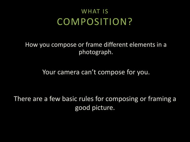 Basic Photography | PPT