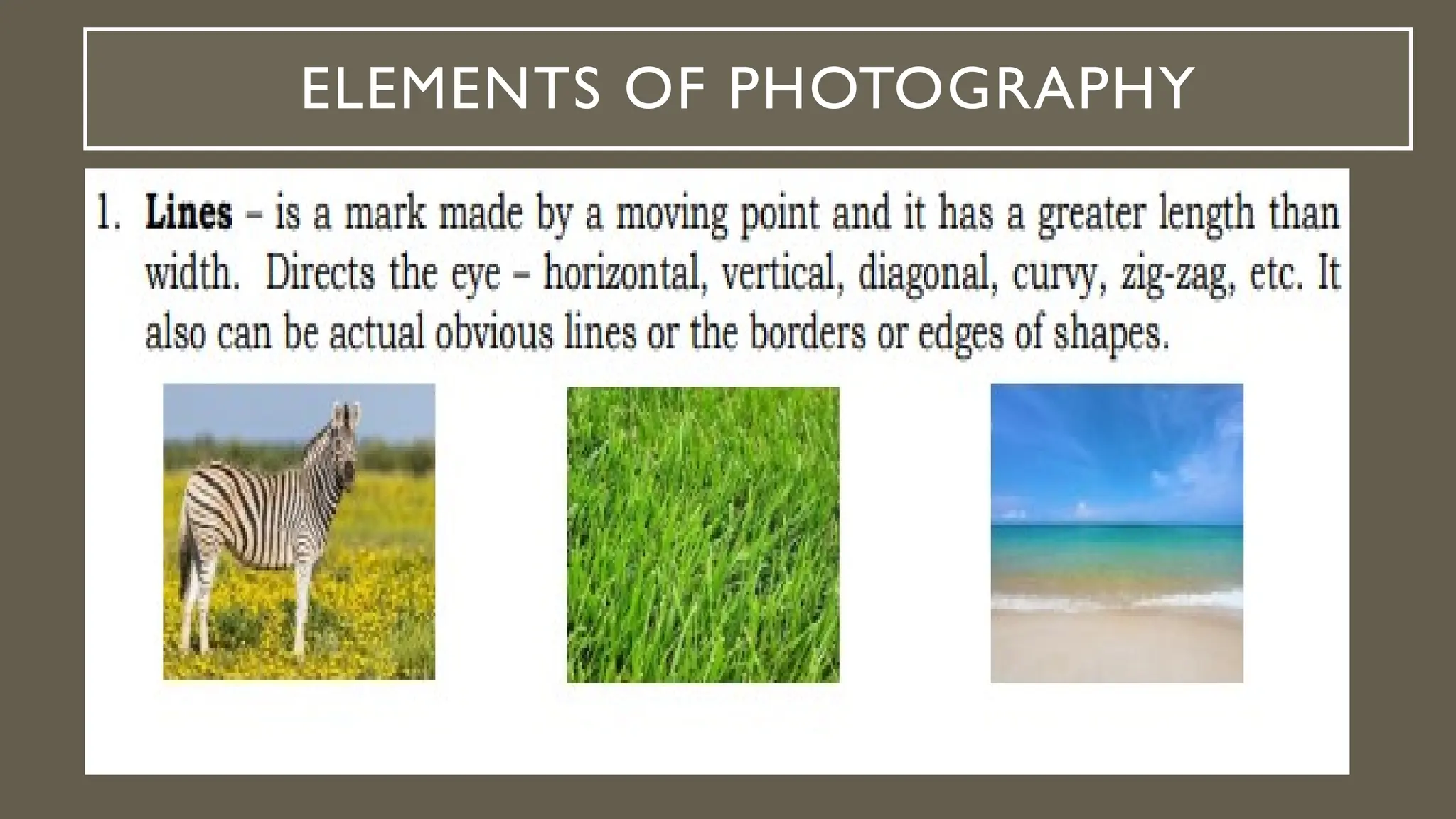 BASIC PHOTOGRAPHY for grade six learners-k to 12 based | PPTX