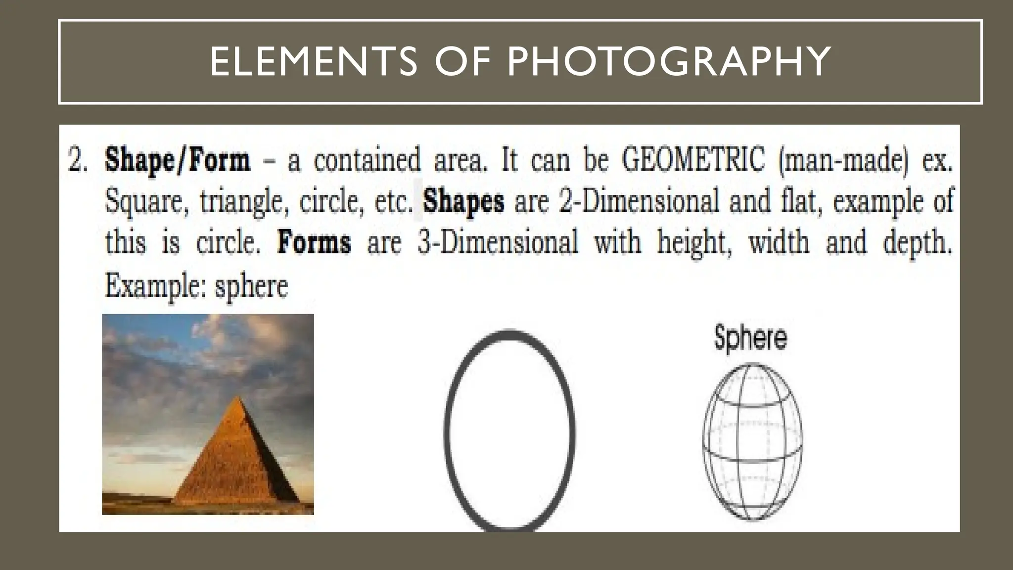 BASIC PHOTOGRAPHY for grade six learners-k to 12 based | PPTX