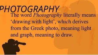 BASIC PHOTOGRAPHY.pptx Lesson 3-Grade 6 | PPTX