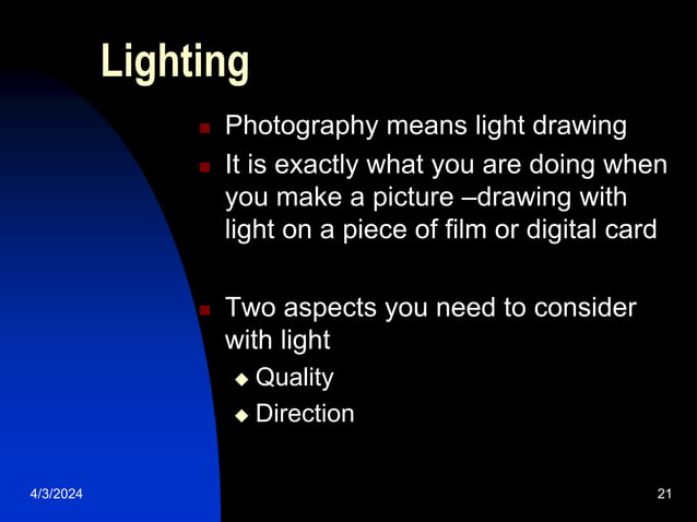 Basic photography and composition ppt for beginners | PPT