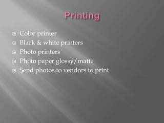 Basic photography class | PPT