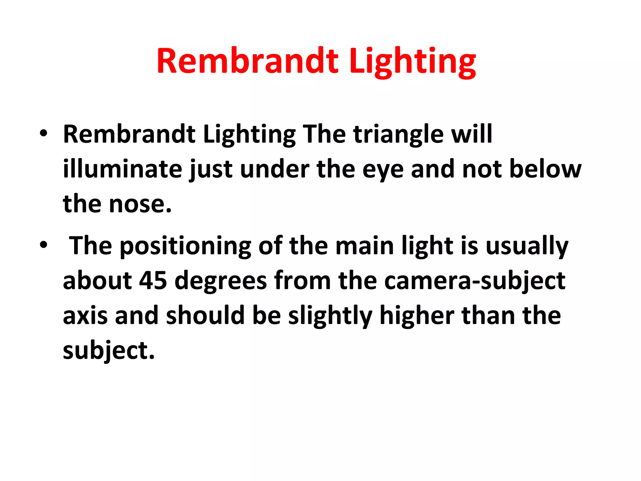 Basic photography lighting | PPT