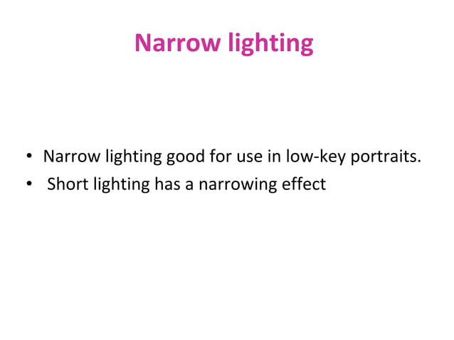 Basic photography lighting | PPT