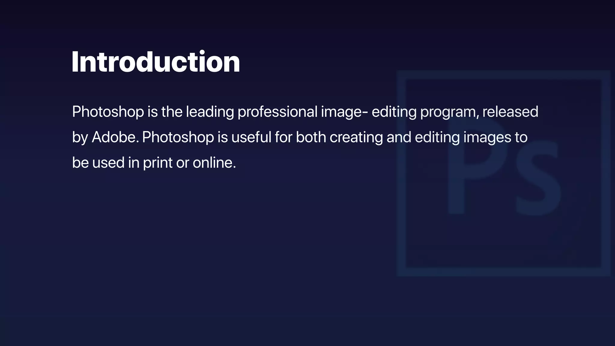 Introduction to Basic Photoshop | PDF
