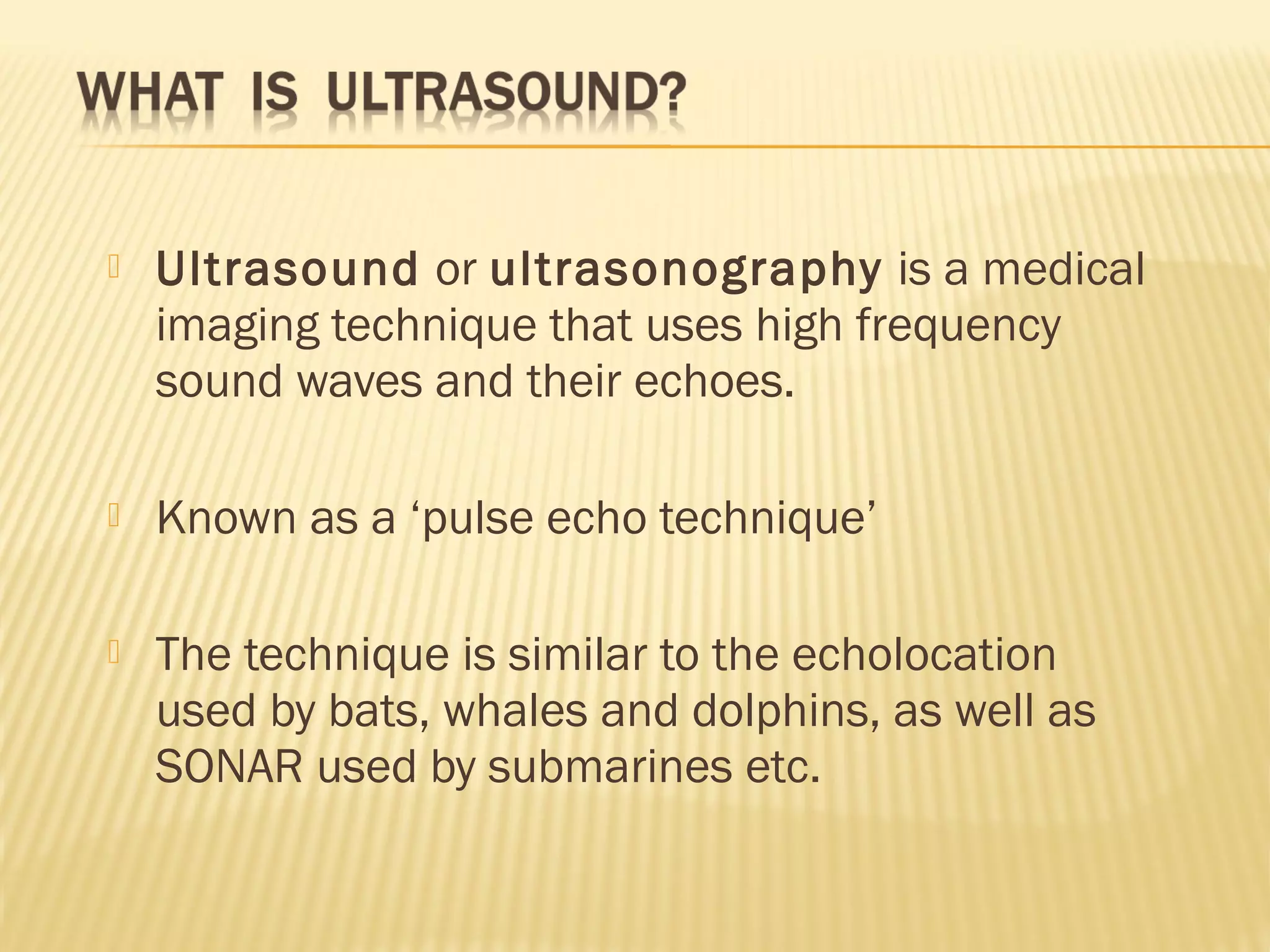 Basic physics of Ultrasound | PPT