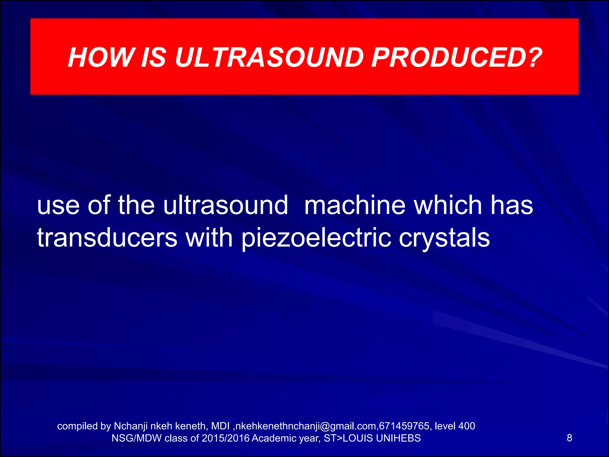 Basic physics of ultrasound | PDF