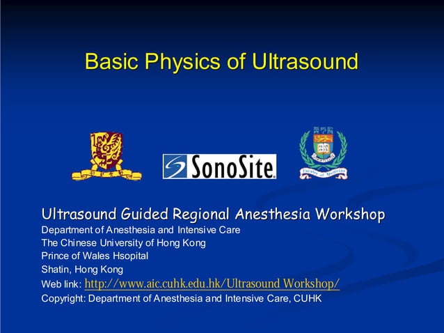 Basic Physics of Ultrasound.pdf lecture of sonar | PPT