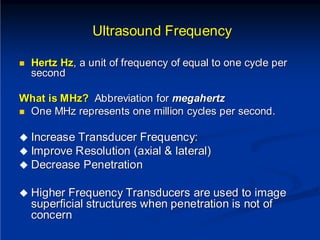 Basic Physics of Ultrasound.sonar device | PDF