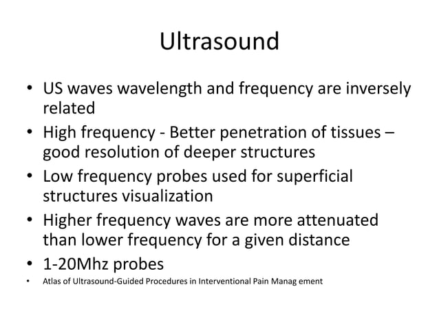 Basic physics of ultrasound imaging | PPTX