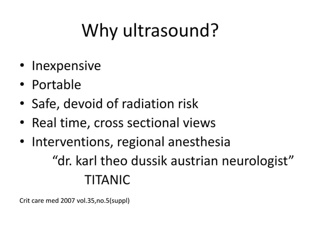 Basic physics of ultrasound imaging | PPTX