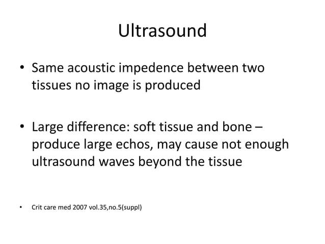 Basic physics of ultrasound imaging | PPTX