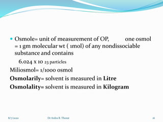 Basic physiology of Body Fluids | PPTX