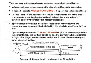 Basics of piping details in various industries | PPT