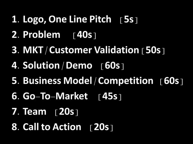 Basic pitching 101 (Startup Weekend) | PDF