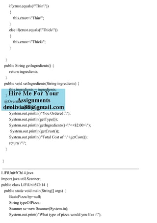 BasicPizza.javapublic class BasicPizza { String type; String c.pdf