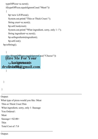 BasicPizza.javapublic class BasicPizza { String type; String c.pdf