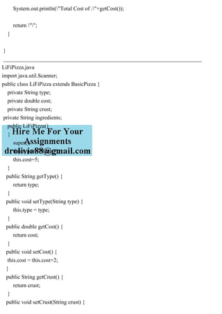 BasicPizza.javapublic class BasicPizza { String type; String c.pdf