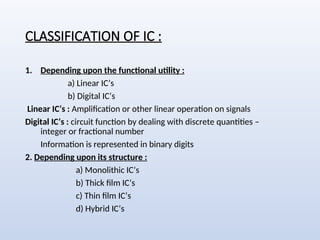 IC Fabrication (Basic planar process).ppt