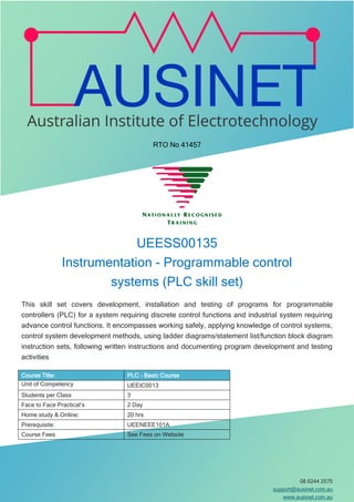 Basic plc course | PDF