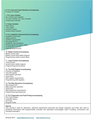 Basic plc course | PDF