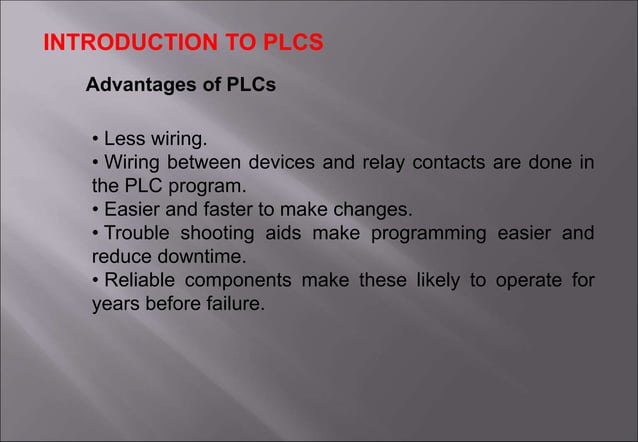 Basic PLC.ppt | Computer Peripherals | Computing