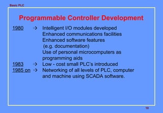 Basic PLC for programming and knowledge .ppt