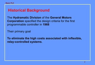 Basic PLC for programming and knowledge .ppt