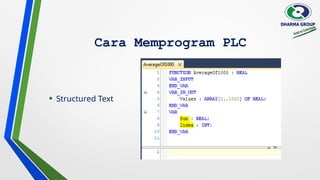 BASIC PLC PROGRAMMING WITH SIMULATION TRAINING | PPTX