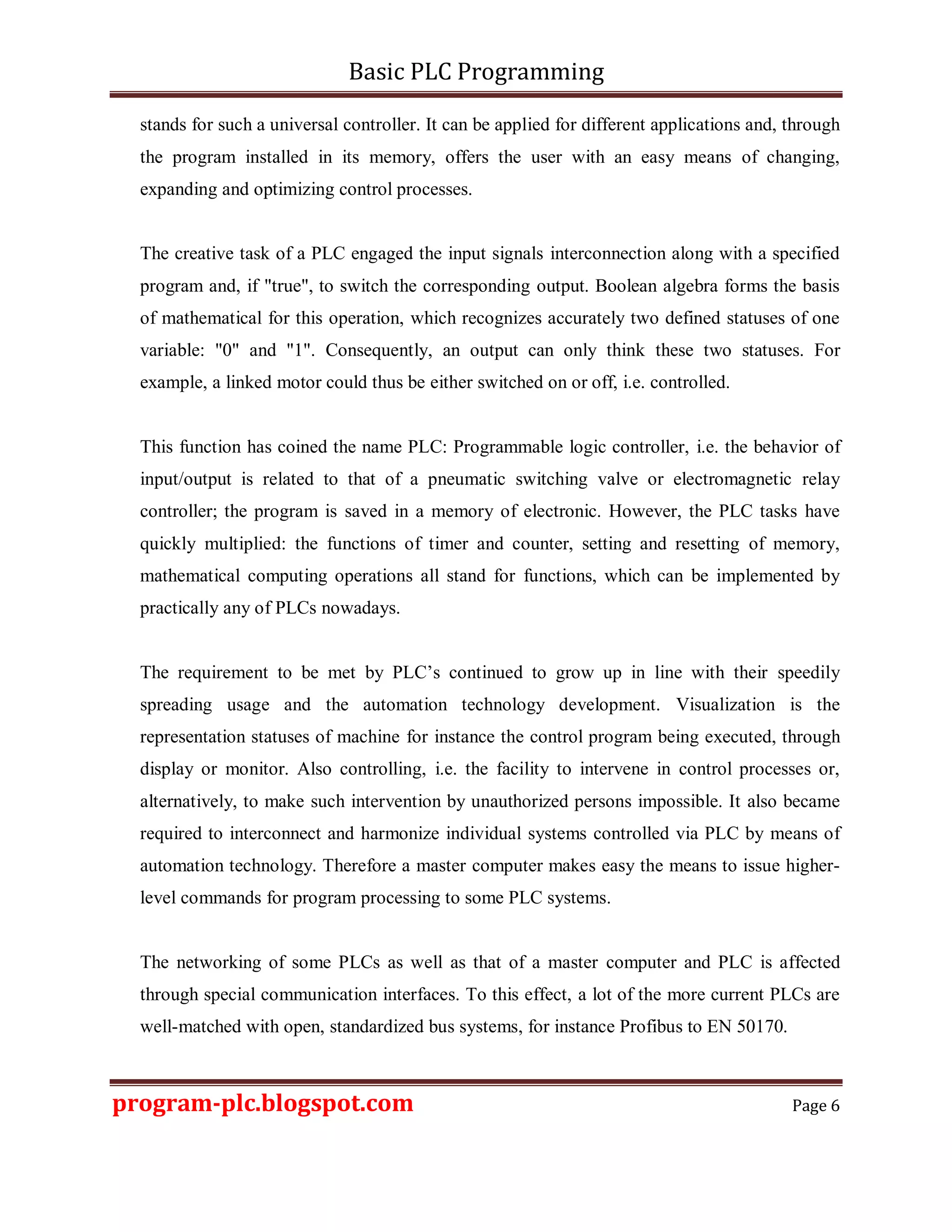 Basic PLC Programming program The Fundamental Knowledge of PLC.pdf