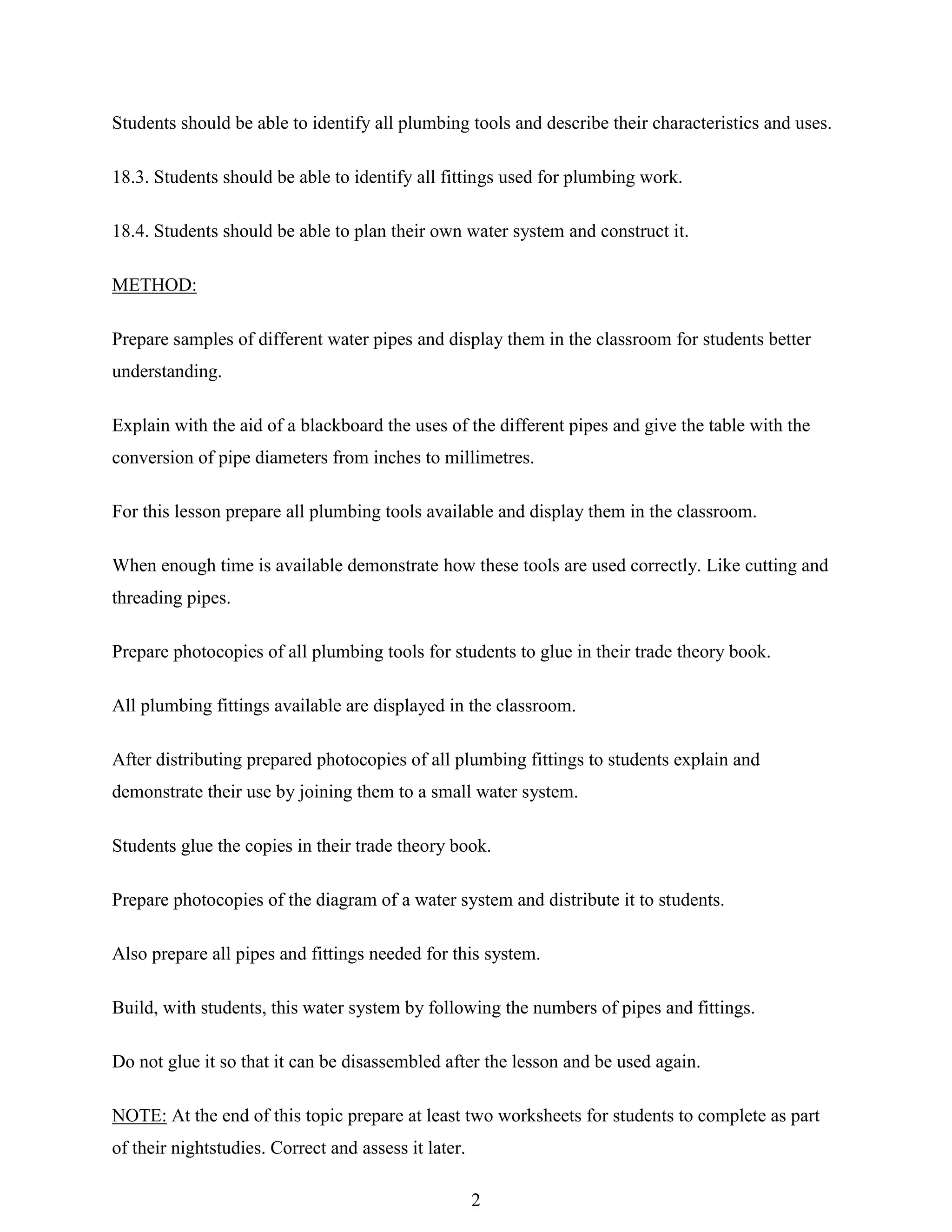 Basic plumbing manual | PDF