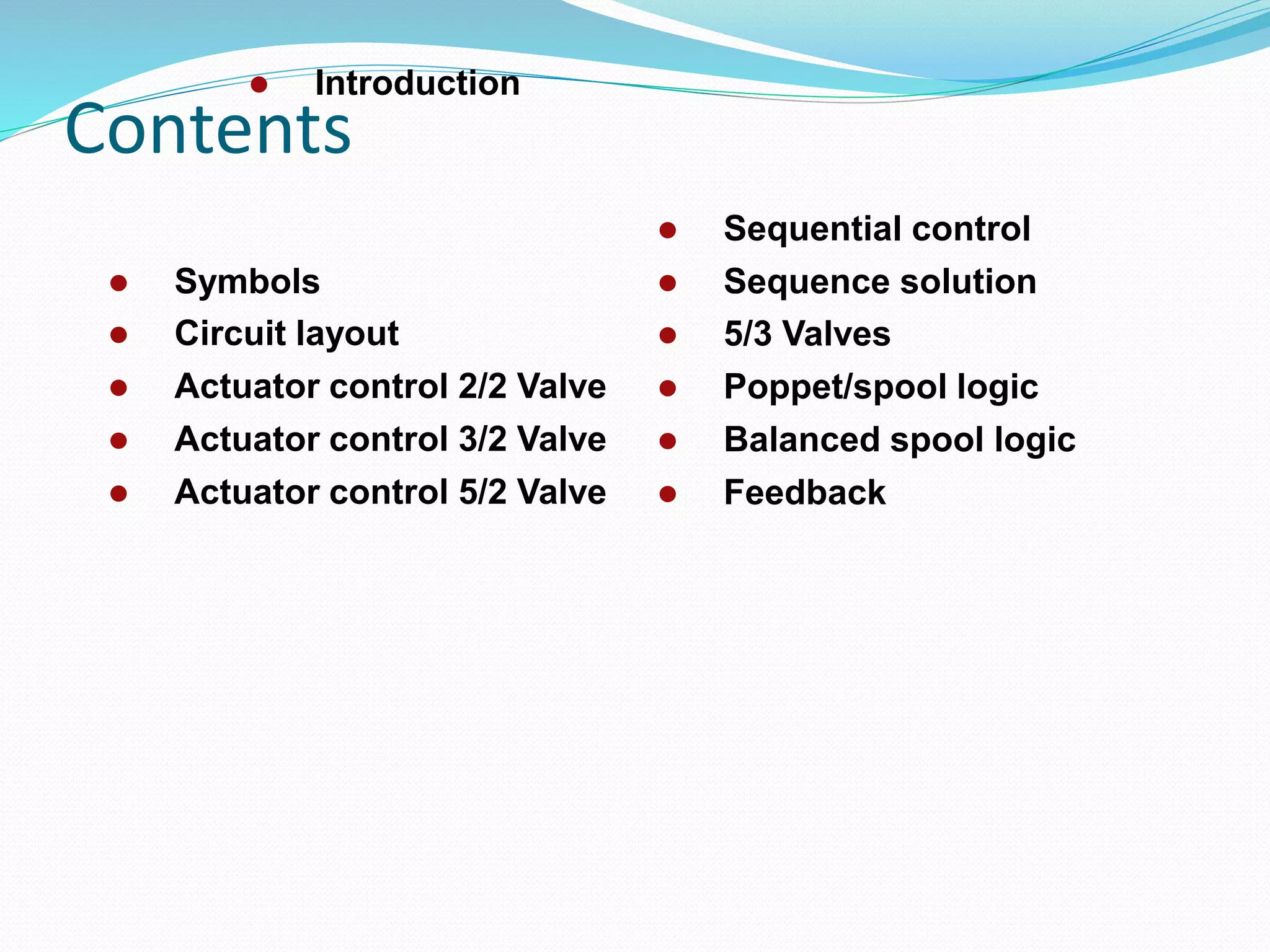 Basic pneumatic circuit | PPSX