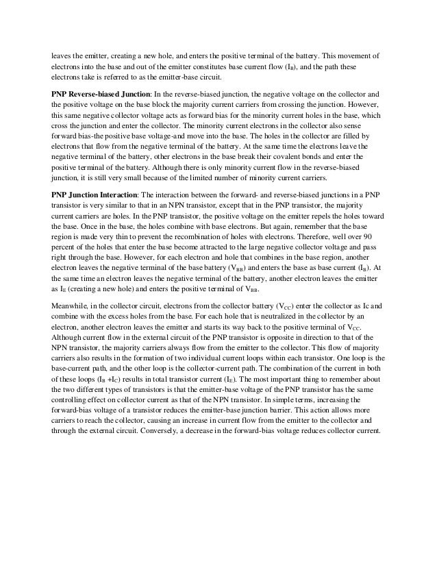 Basic pnp transistor tutorial