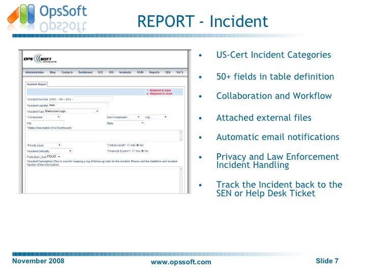 OpsSoft Operations Portal