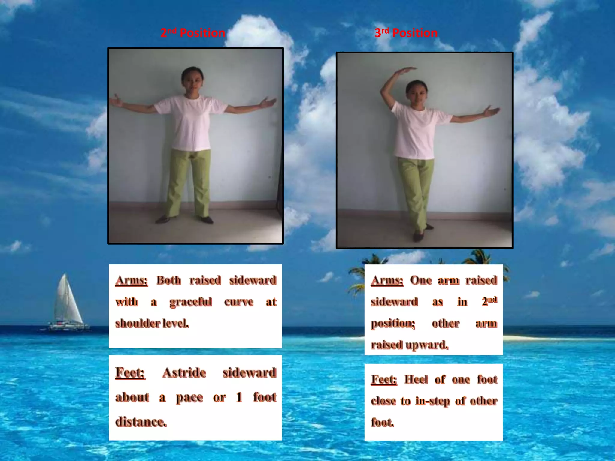 Basic positions in arms and feet | PPTX