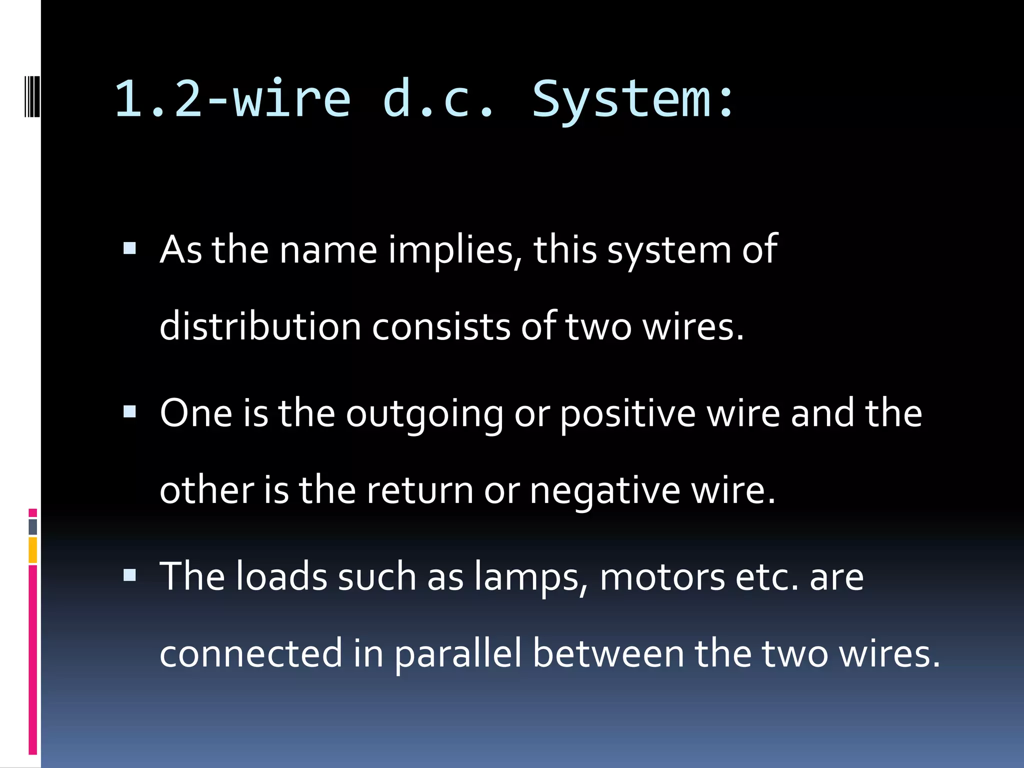 Basic power distribution system007 | PPTX