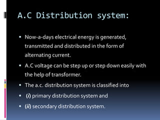 Basic power distribution system007 | PPTX