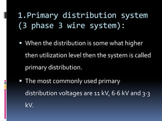 Basic power distribution system007 | PPTX