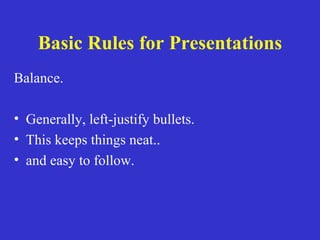 Basic Power Point Guidelines | PPT
