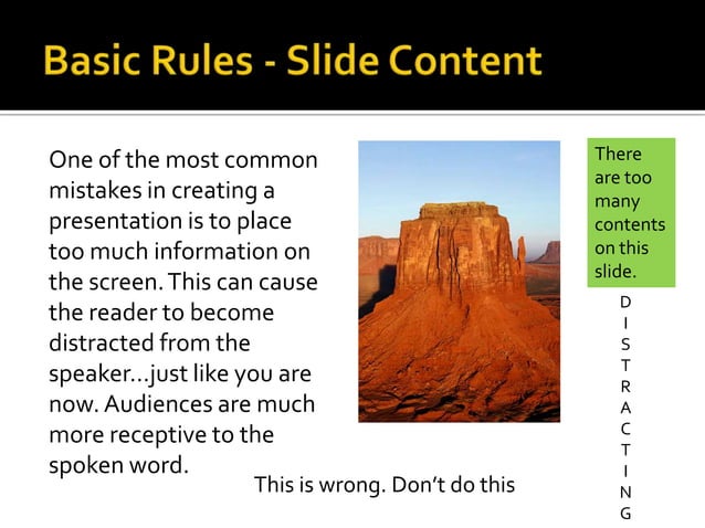Basic power point guidelines | PPT