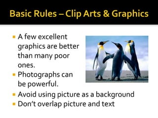 Basic power point guidelines | PPTX