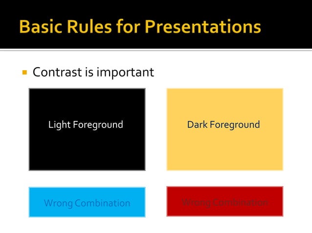 Basic power point guidelines | PPT