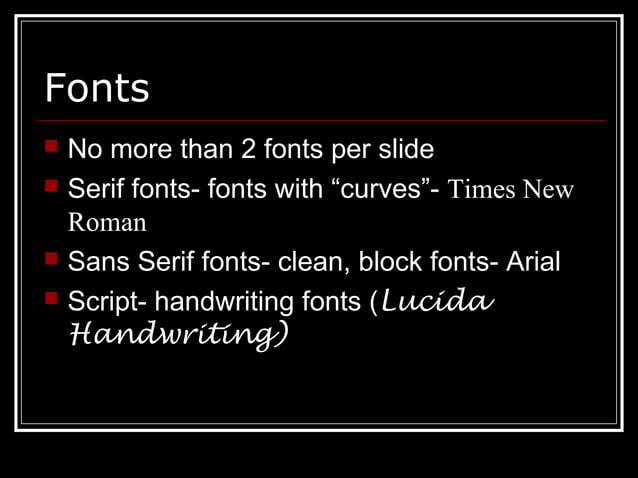 Basic PowerPoint Guidelines | PPT