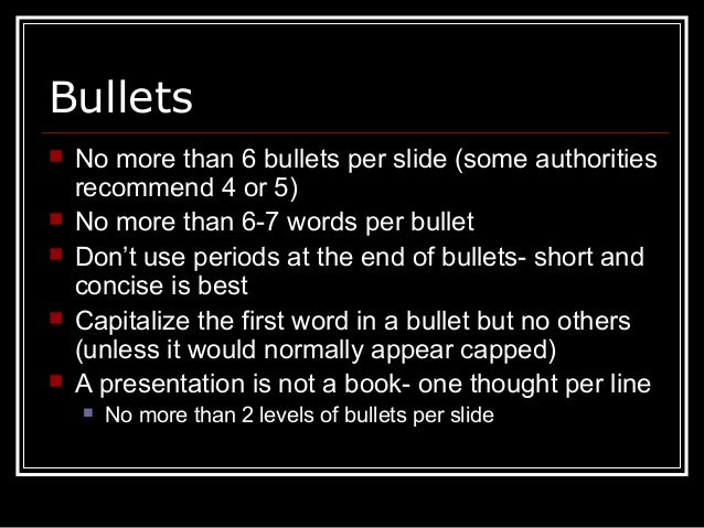 Basic PowerPoint Guidelines